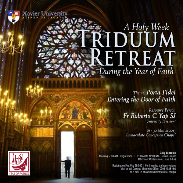 Xavier University - Holy Week Triduum Retreat