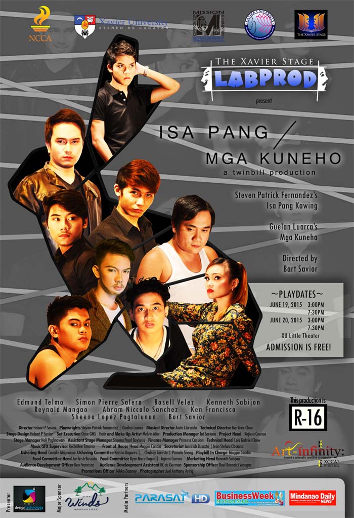 Xavier University - TXS to stage twin-bill play ‘Isa Pang/Mga Kuneho’