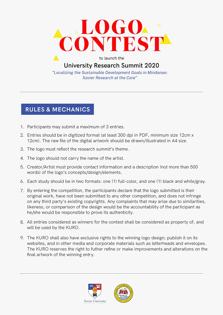 Xavier University - LOGO CONTEST: University Research Summit 2020